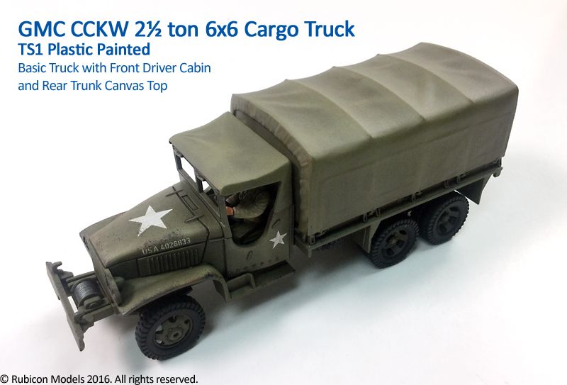 [TMP] "Rubicon Models - GMC CCKW 2.5t 6x6 Cargo Truck Preview" Topic